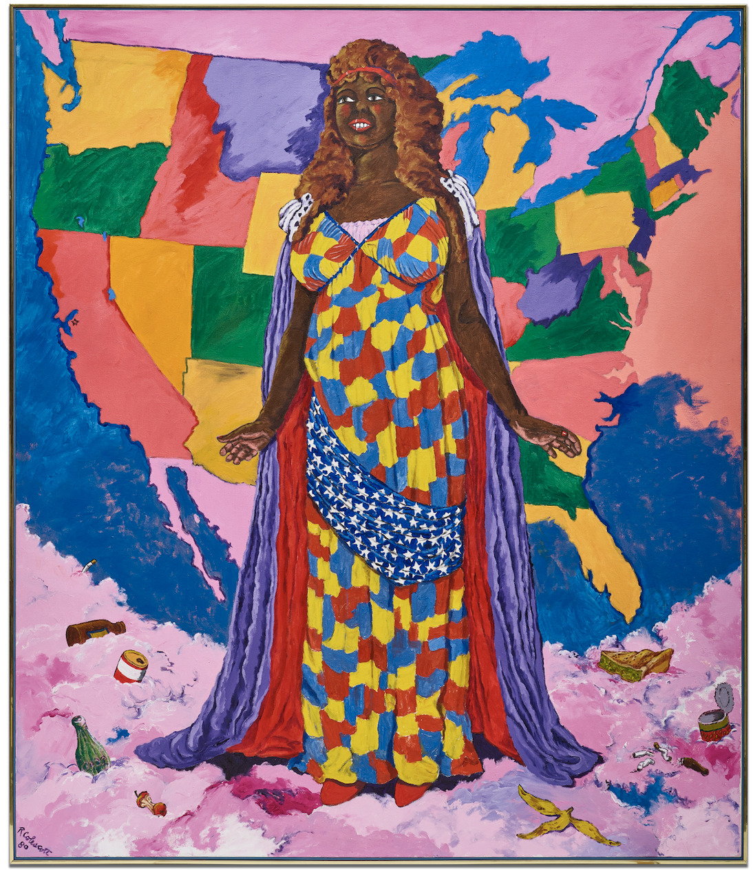 Robert Colescott’s Miss Liberty Soars Over $4 Million At Bonhams Post ...