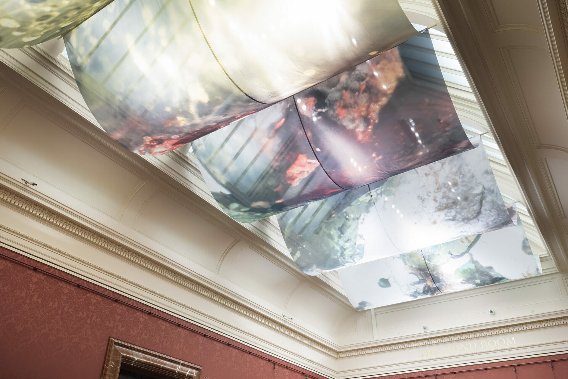 Visitors Become Part Of A National Gallery Artwork - Huge New Textile ...