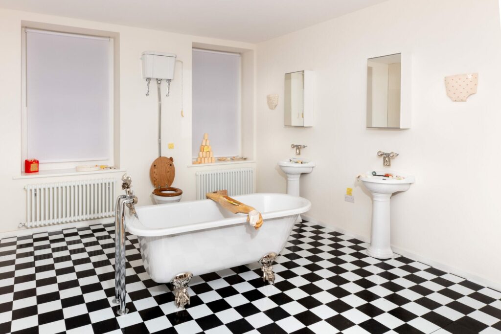 Opening tonight at LAMB, a new ceramic bathroom installation by British ...