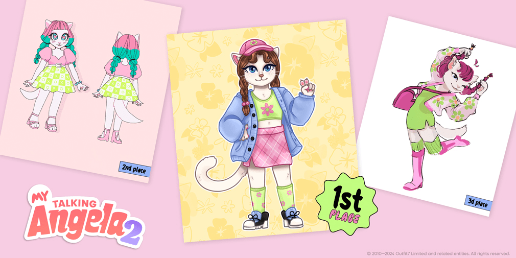 Outfit7 Unveils the Winning Outfit from Talking Angela's Fashion ...